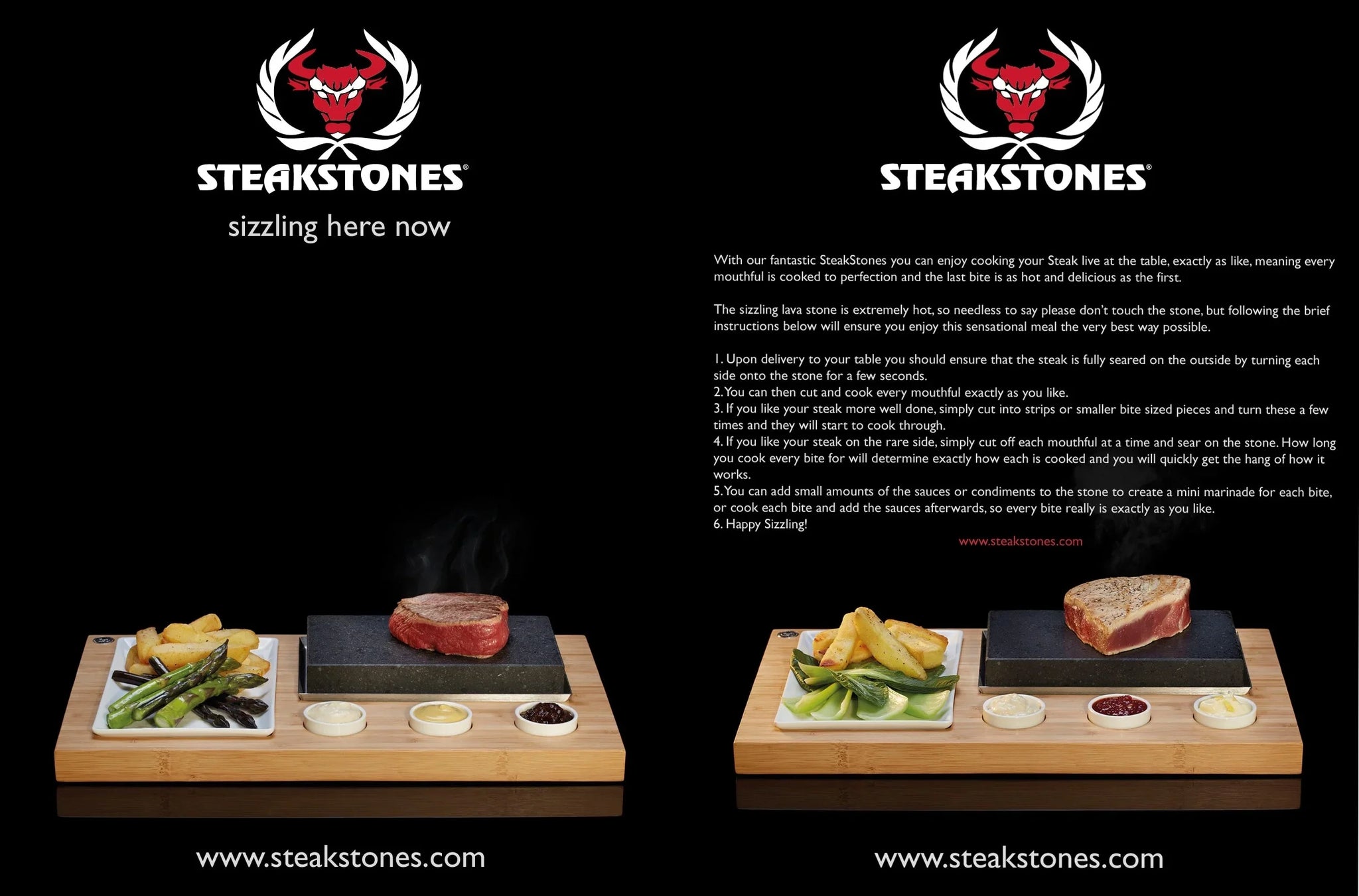 Enhance Dining Experiences with SteakStones Tent Cards